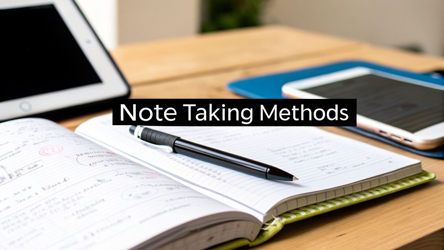 Note taking methods: 10 effective strategies for learning