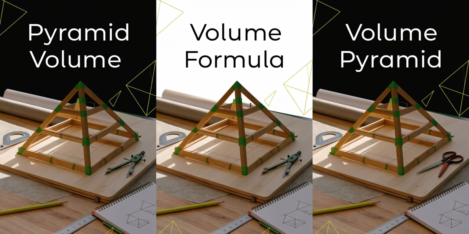 Volume Pyramid Formula Made Simple